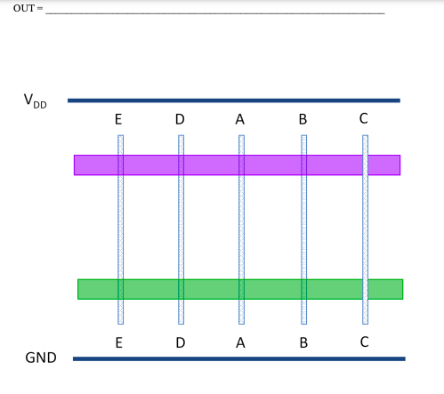 Solved 1. (30 points) Given the circuit below, a) what logic | Chegg.com