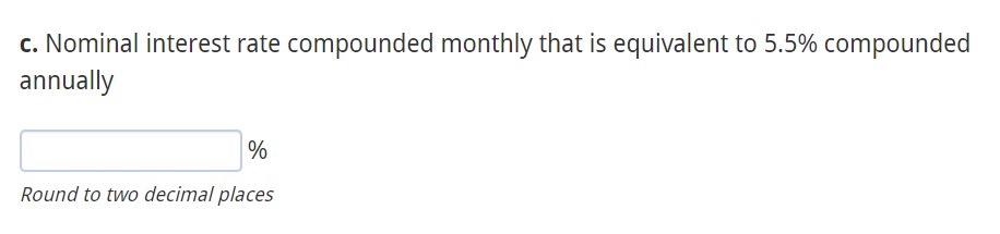 Solved Find the equivalent interest rates to the given | Chegg.com