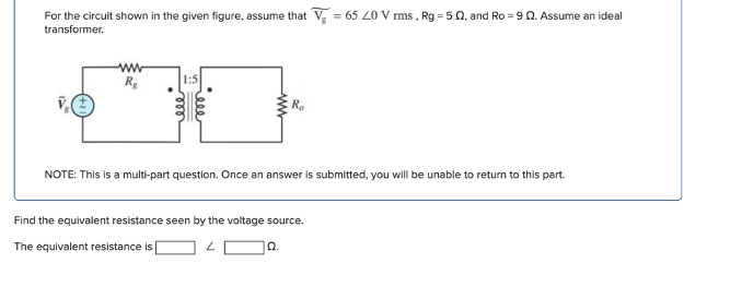 Solved For the circuit shown in the given figure, assume | Chegg.com