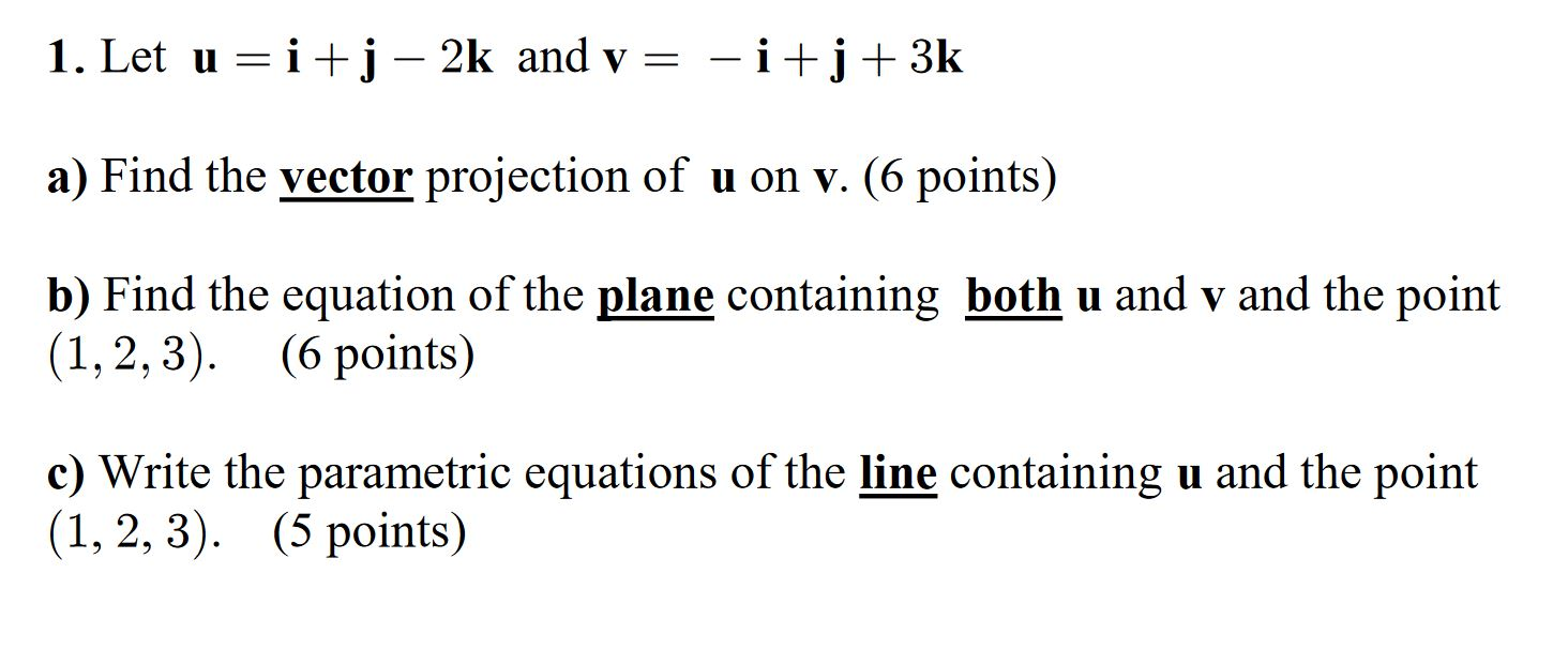 Solved Use correct notation, state any formulas used, | Chegg.com