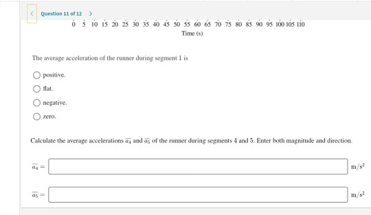 Solved Question 11 of 12 > A runner is training for an | Chegg.com
