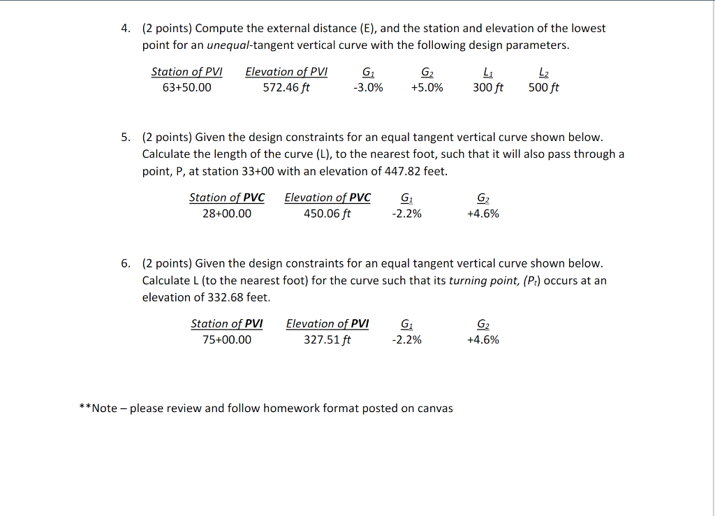 Solved 4. (2 points) Compute the external distance (E), and | Chegg.com