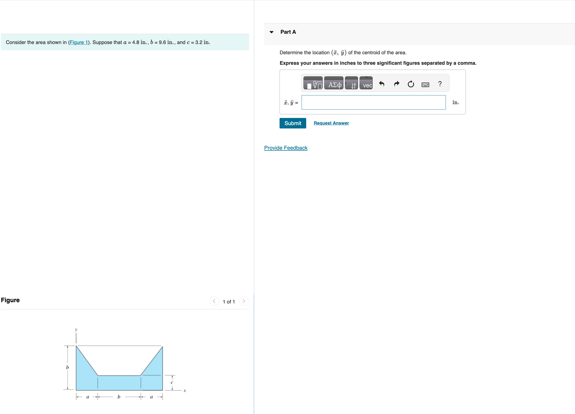 Solved Consider the area shown in (Figure 1). ﻿Suppose that | Chegg.com