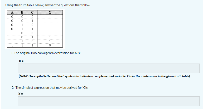 Solved Using Boolean algebra rules, which of the following | Chegg.com