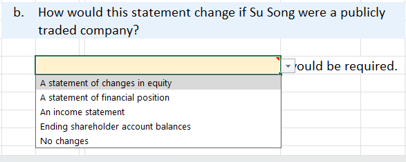 Solved Using Excel to Prepare a Statement of Retained | Chegg.com