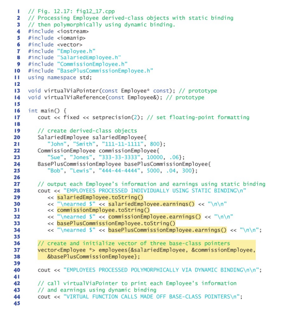Solved Q5 -12.11 (In C++ please) Modify the payroll system | Chegg.com