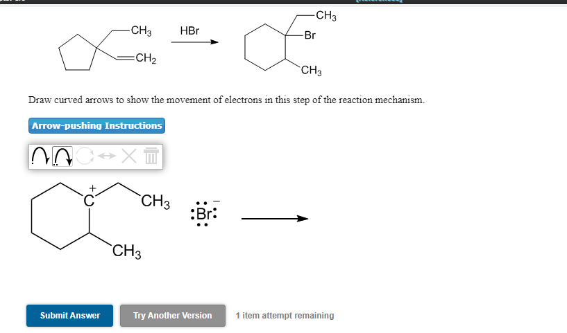 Solved -CH3 CH3 HBO Br CH2 CH3 Draw curved arrows to show | Chegg.com