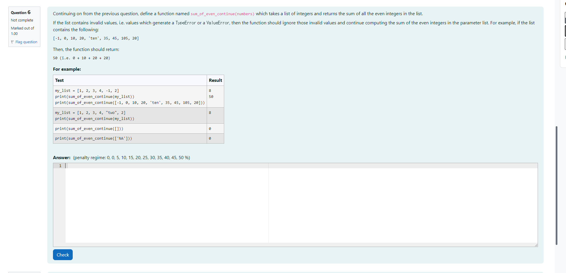 Solved [0,5,−5,18,59,185,29] Then the function stould | Chegg.com