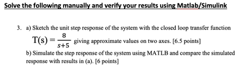 Solved Solve the following manually and verify your results | Chegg.com