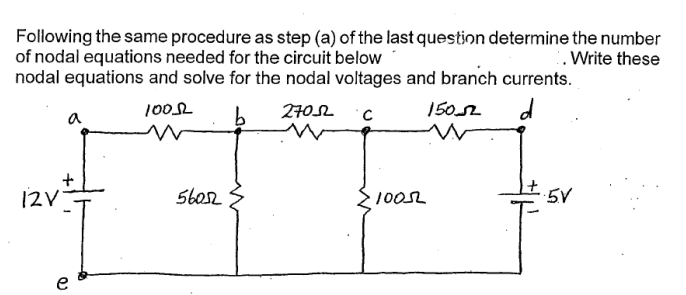 Solved (a) How many nodes are there in the circuit? Use node | Chegg.com