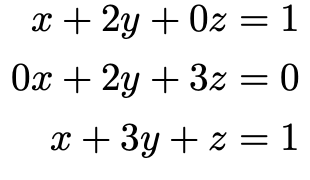 Solved Solve the linear system using by finding the inverse | Chegg.com