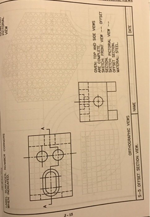 NUMBER CORNERS SURFACES. WHEN INDICATED. ORTHOGRAPHIC | Chegg.com