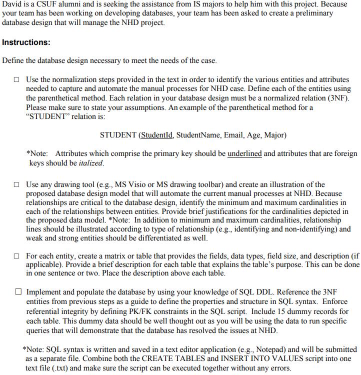 Solved To demonstrate the ability to propose, implement, and | Chegg.com
