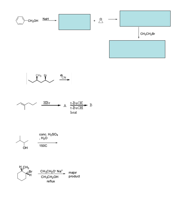 Solved Indicate the reaction products. Pay attention to | Chegg.com