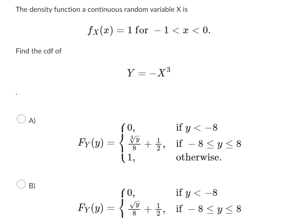 Solved The density function a continuous random variable X | Chegg.com