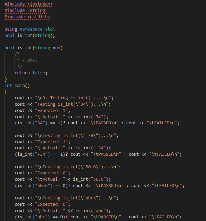 Solved \begin{tabular}{l|l|l|l|} \hline is int & string num | Chegg.com
