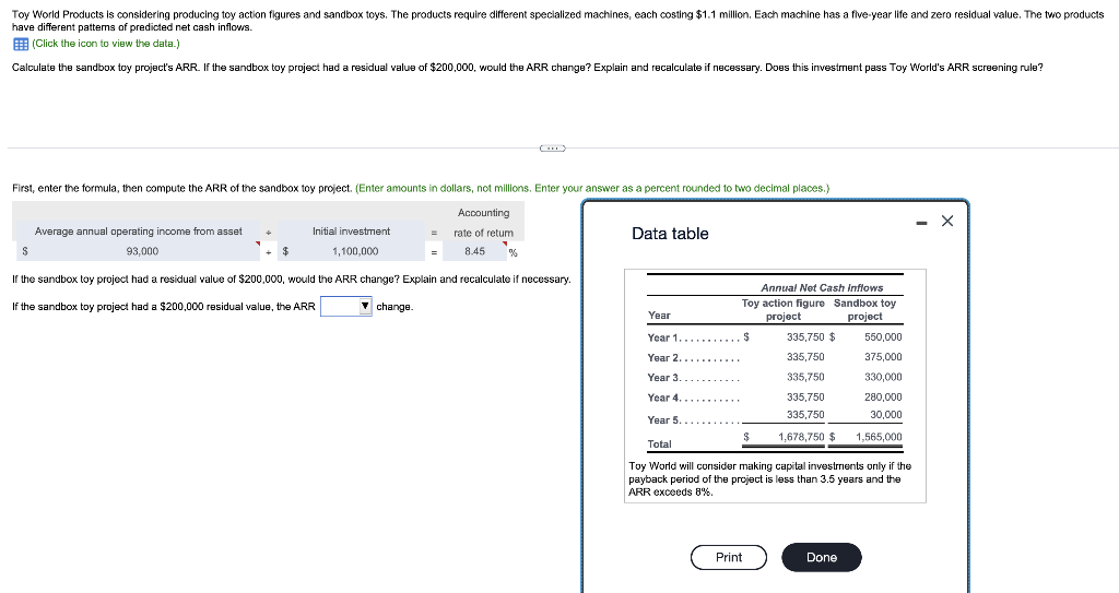 Solved have different pattems of predicted net cash inflows. | Chegg.com