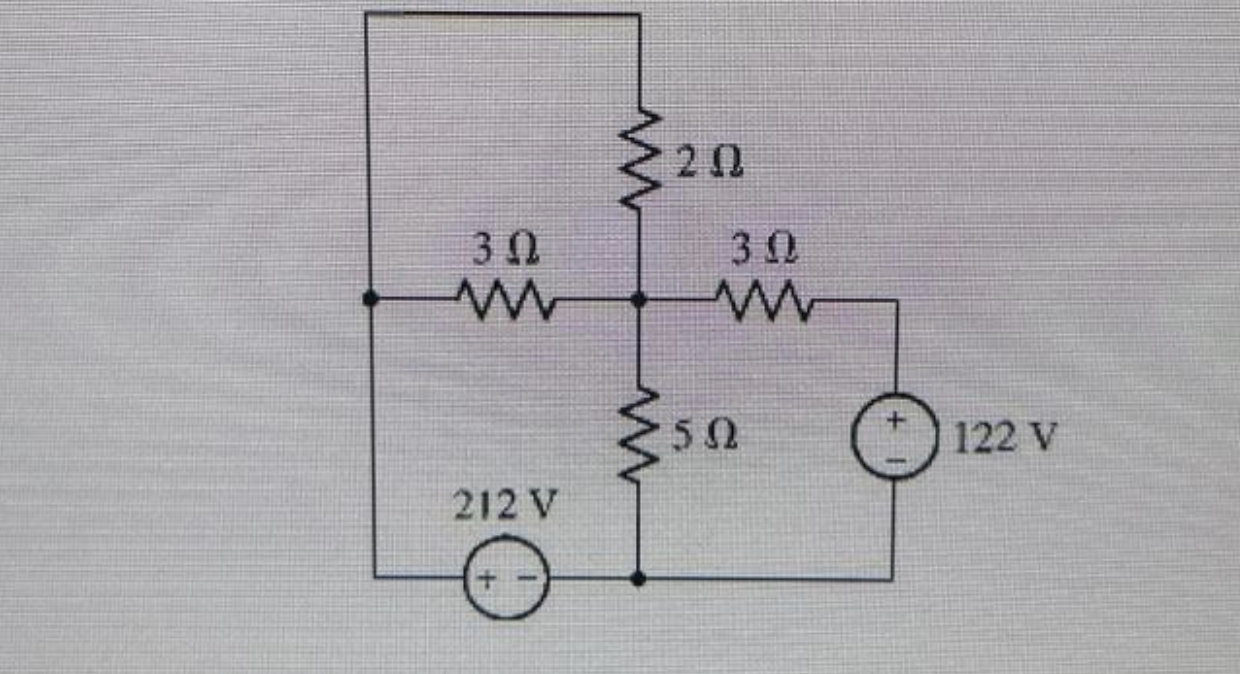 Solved using the mesh method, find the mesh currents and | Chegg.com