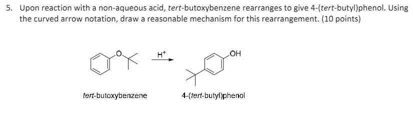 Solved 5. Upon reaction with a non-aqueous acid, | Chegg.com
