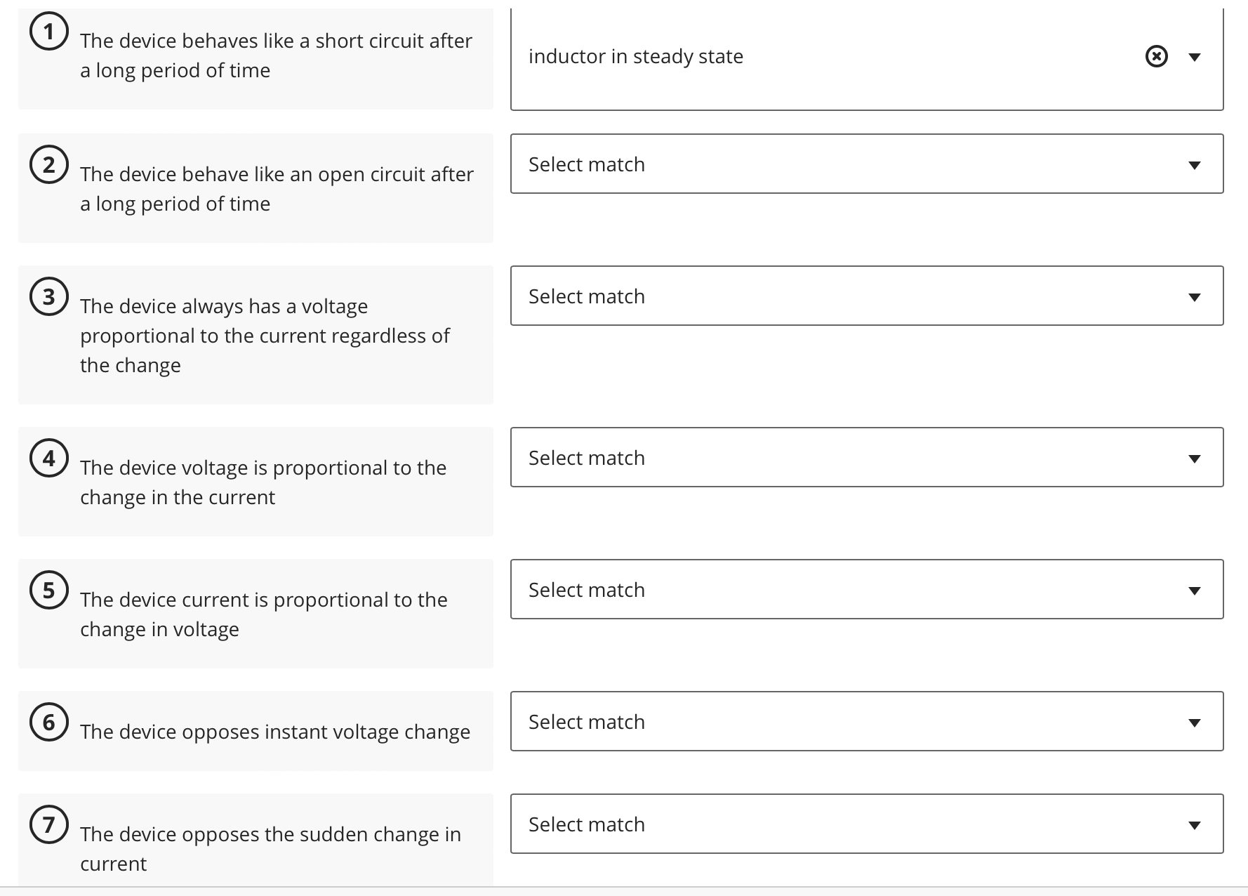 Solved capacitor v-i relationshipResistor only in transient | Chegg.com