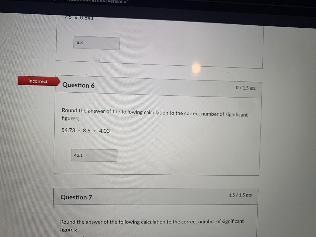 Solved Round the answer of the following calculation to the | Chegg.com
