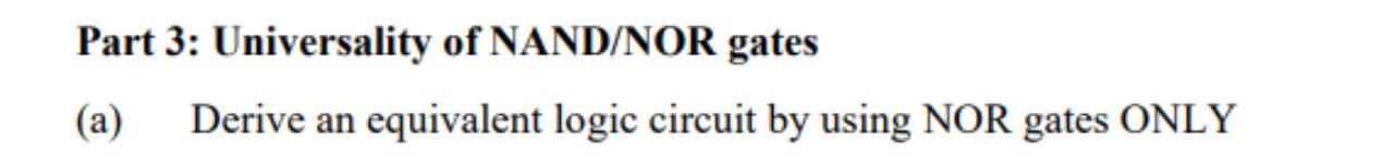 Solved Lab Title: COMBINATIONAL LOGIC CIRCUIT SIMULATION & | Chegg.com