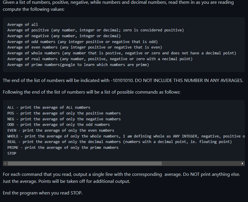 Solved PYTHON *******LIST OF # MUST BE INPUT BY USER, NOT | Chegg.com