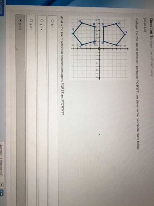 Solved Question 1(M (02.02 LC) Pentagon PQRST and its | Chegg.com