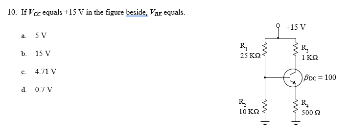 Solved 9. (a) Determine the peak output voltage for the | Chegg.com