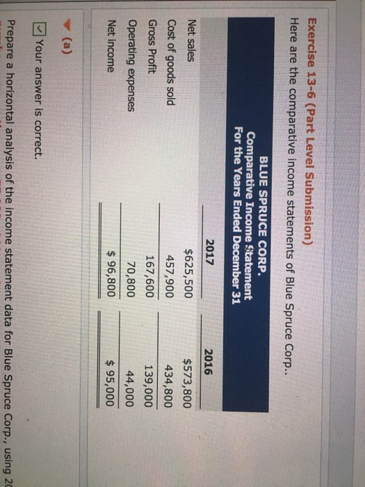 Solved Exercise 13-6 (Part Level Submission) Here are the | Chegg.com