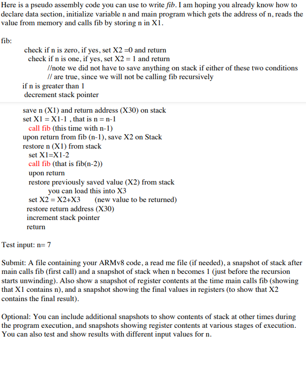 Solved Please make the following program in armv8 code: If | Chegg.com