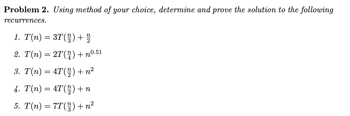 Solved Problem 2. Using method of your choice, determine and | Chegg.com