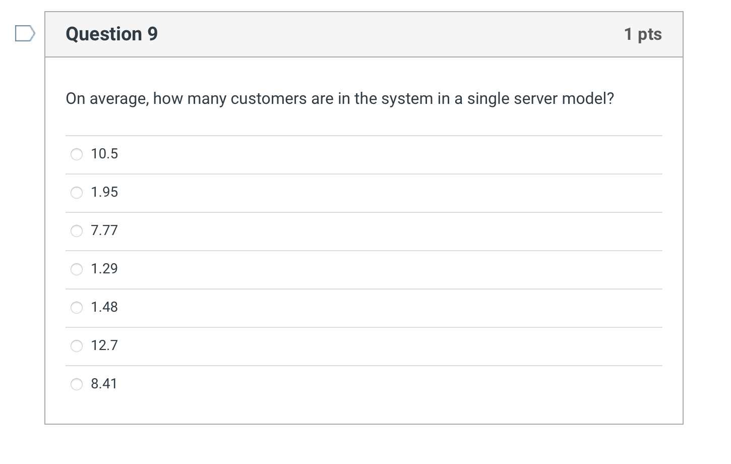 On average, how many customers are in the line in a | Chegg.com