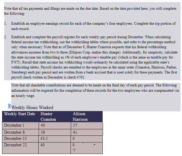 One-Month Project NOTE! Templates needed to complete | Chegg.com