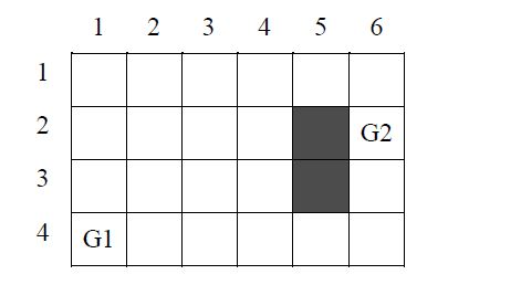 Solved 1. Consider the maze below for the robot navigation | Chegg.com