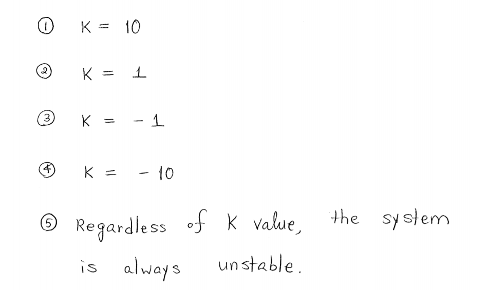 Solved 5. Using Routh - Hurwitz criteria, determine to make | Chegg.com