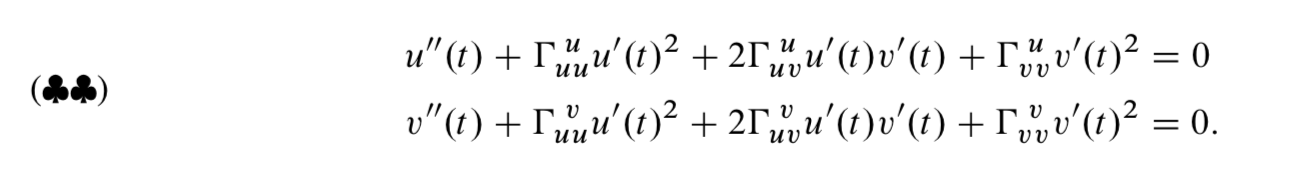 11. Use the equations (26) to find the geodesics on | Chegg.com