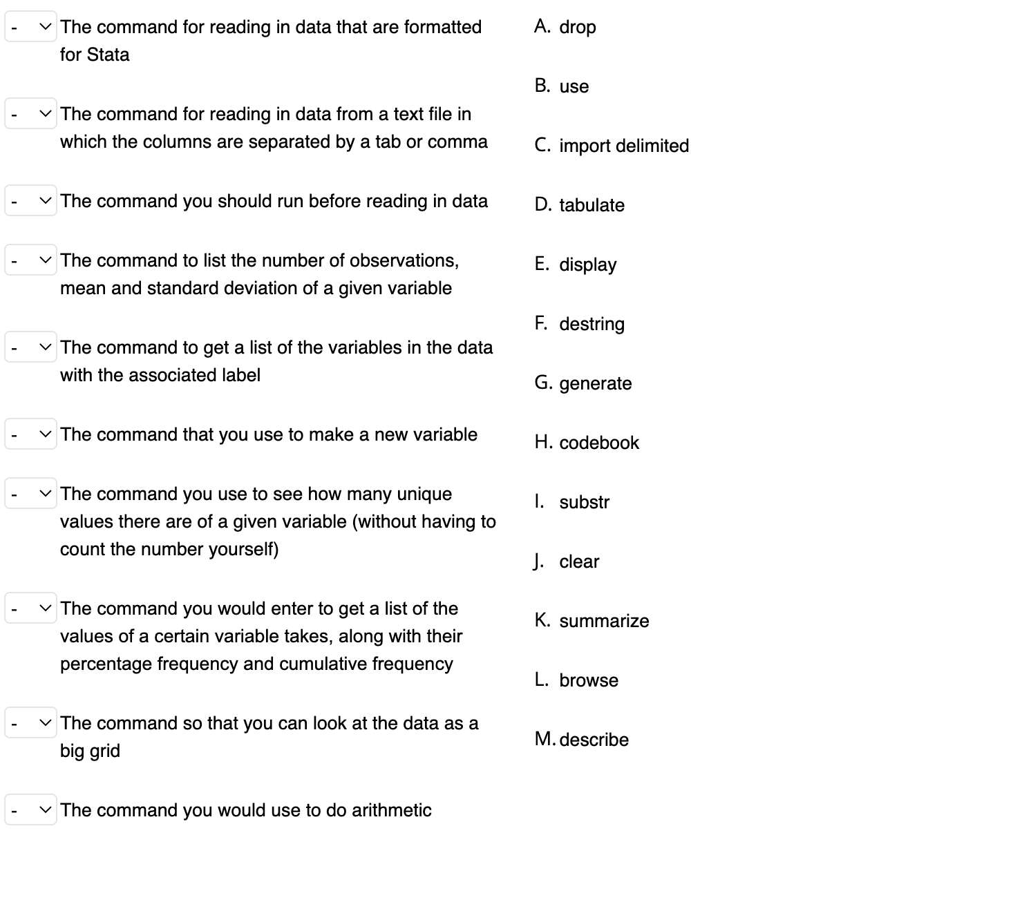 Solved The command for reading in data that are formatted | Chegg.com