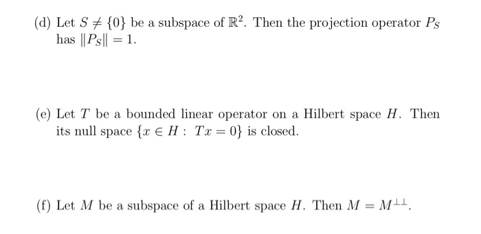 Solved Let S notequalto {0} be a subspace of R^2. Then the | Chegg.com