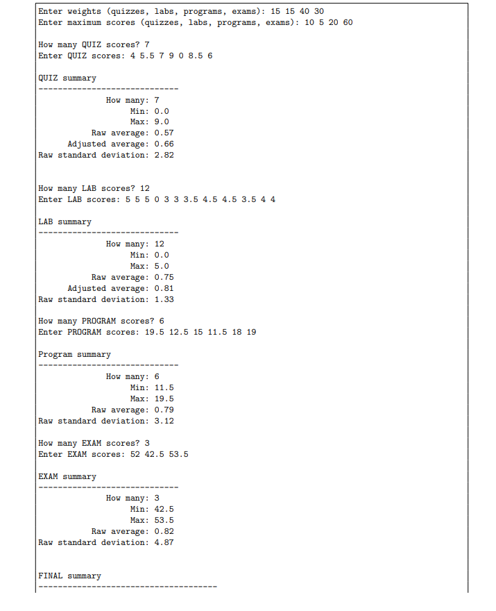 With java, can u add interpretation for important | Chegg.com