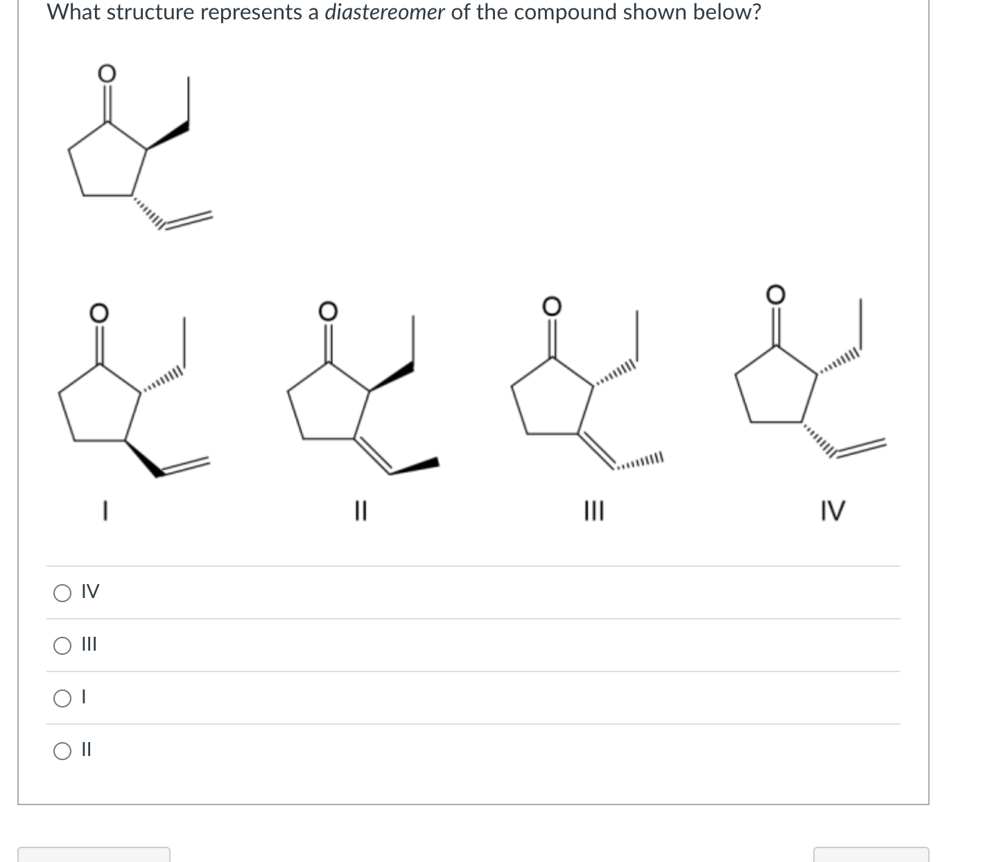 Solved What structure represents a diastereomer of the | Chegg.com