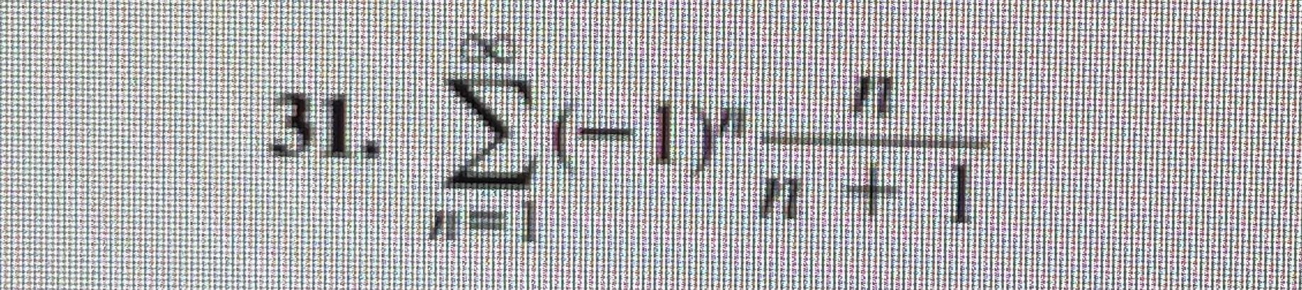 Solved Absolute and Conditional Convergence Which of the | Chegg.com