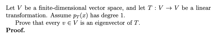 Solved Let V be a finite-dimensional vector space, and let | Chegg.com