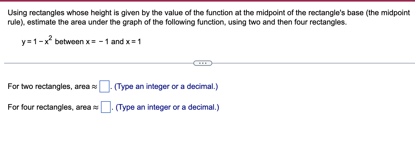 Solved Using rectangles whose height is given by the value | Chegg.com