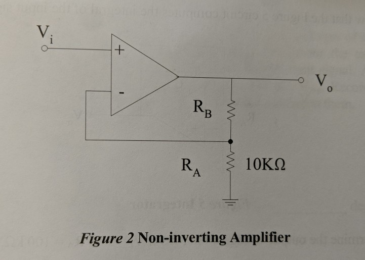 Solved 2. Determine the voltage gain of the non-inverting | Chegg.com