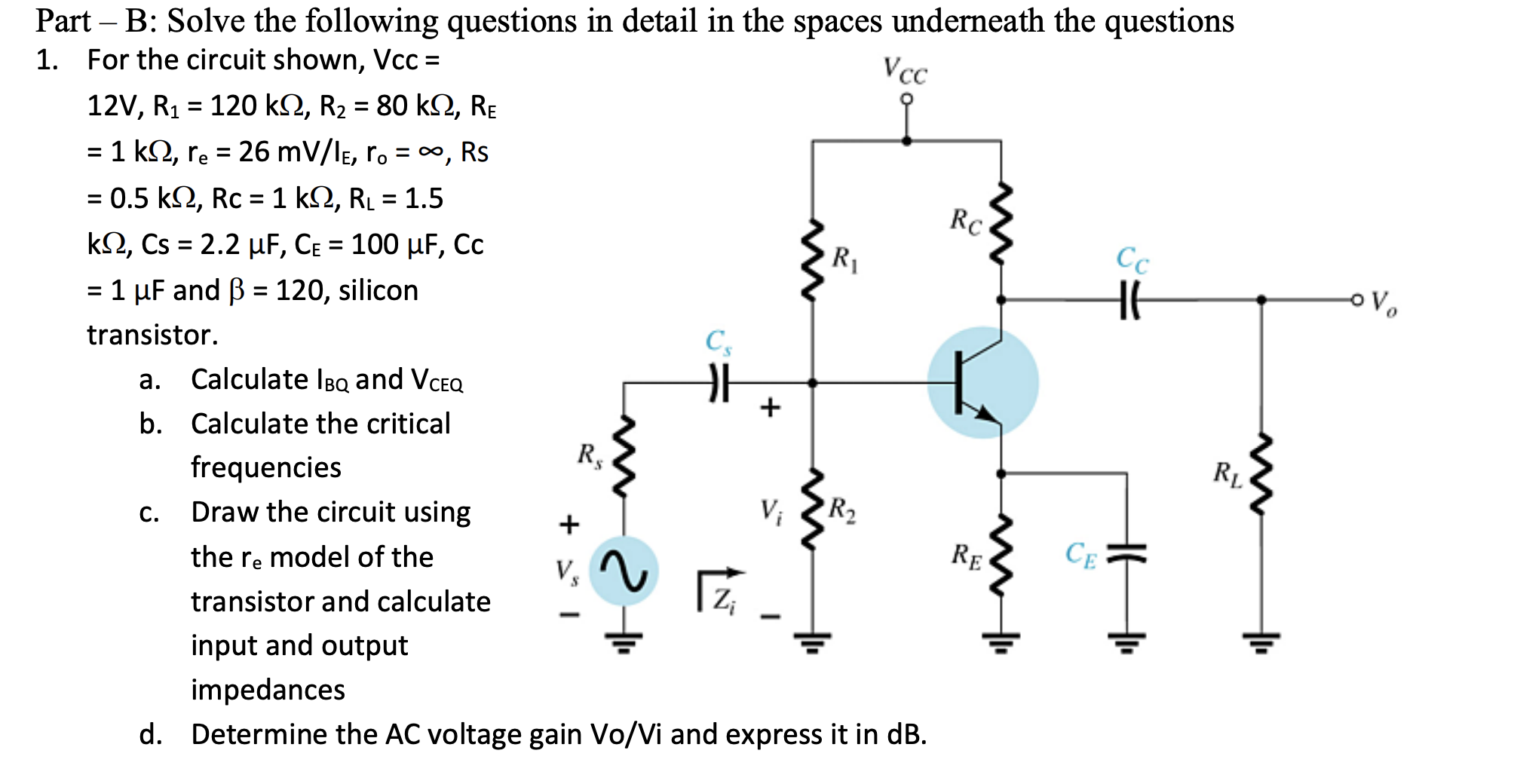 Solved Part - B: Solve the following questions in ﻿detail in | Chegg.com