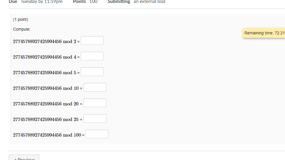 Solved Due Tuesday by 11:59pm Points 100 Submitting an | Chegg.com