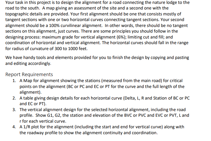 Your task in this project is to design the alignment | Chegg.com