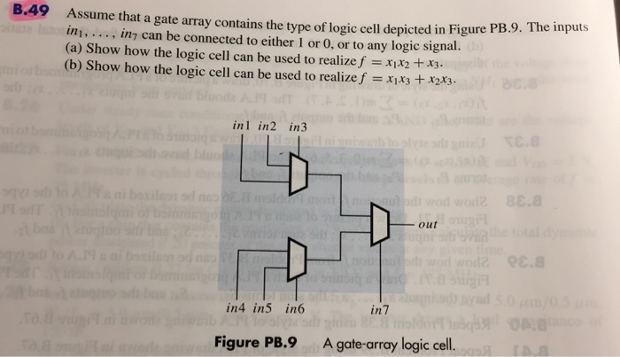 Solved Assume that a gate array contains the type of logic | Chegg.com