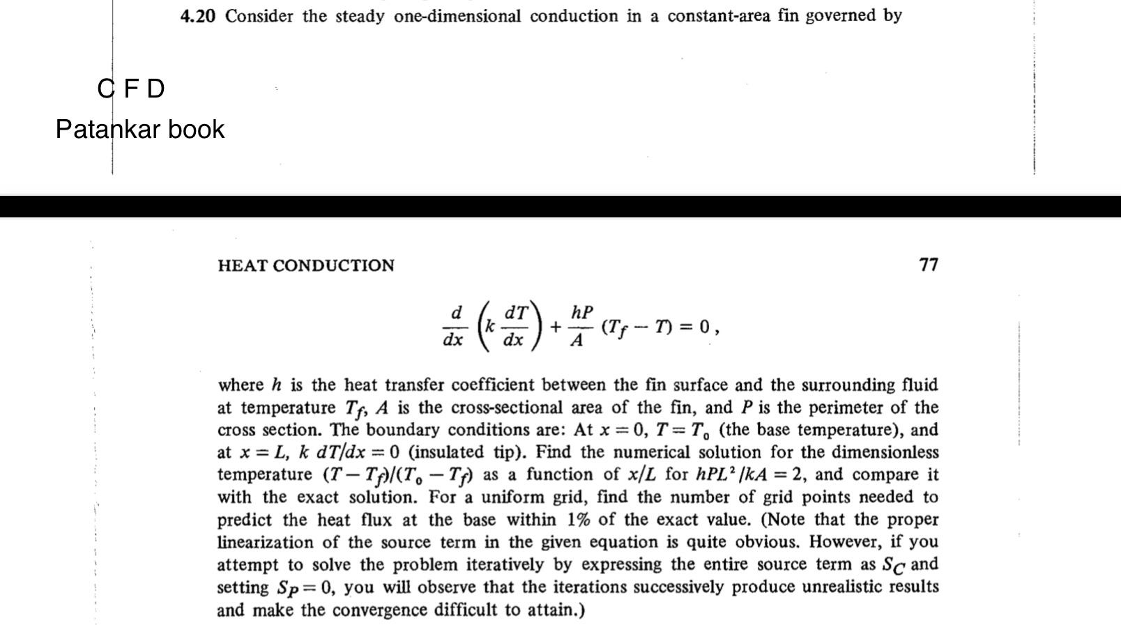 Solved 4.20 Consider the steady one-dimensional conduction | Chegg.com